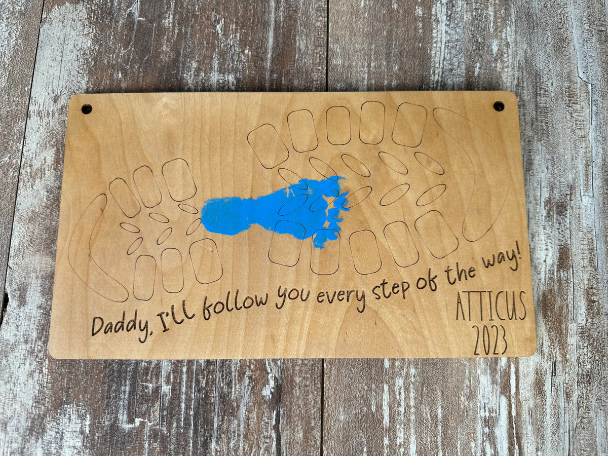 Personalized Father's Day Boot Sign – Brushstrokesmobileartstudio