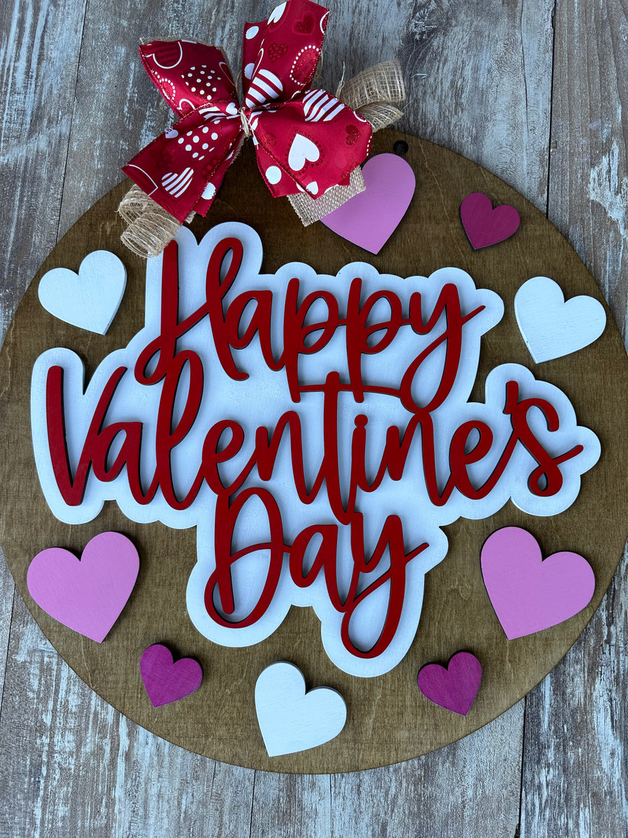 Happy Valentine's Day Heart Sign – Brushstrokesmobileartstudio